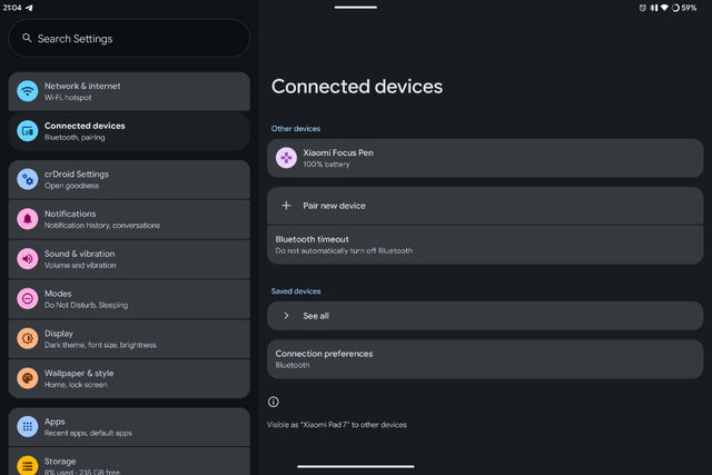 [December 2025] crDroid 12.4 Unofficial For Xiaomi Pad 7 (uke) | Irawans Projekt