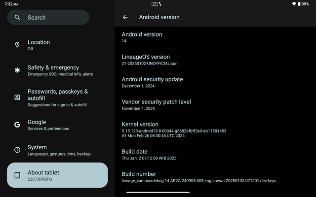 LineageOS 21.0 For Xiaomi Redmi Pad SE (xun) | Irawans Projekt